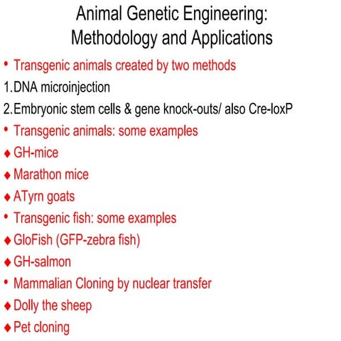 Animal Genetic Engineering 110816.ppt