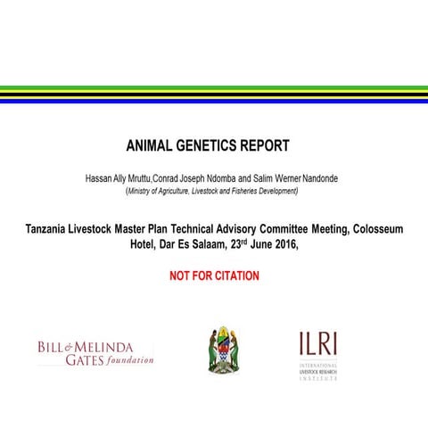 Animal genetics report | PPT
