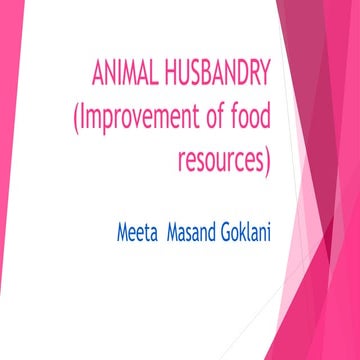 1 B- ANIMAL HUSBANDARY-Full.CLASS 9 CBSE x | PPTX