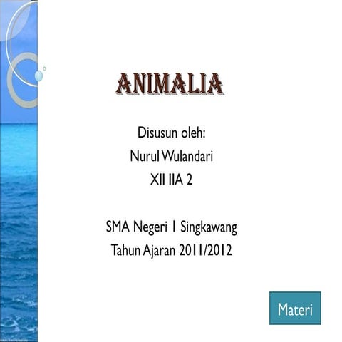 Kingdom Animalia | PPT