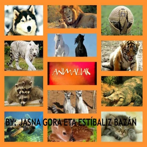Animaliak | PPTX