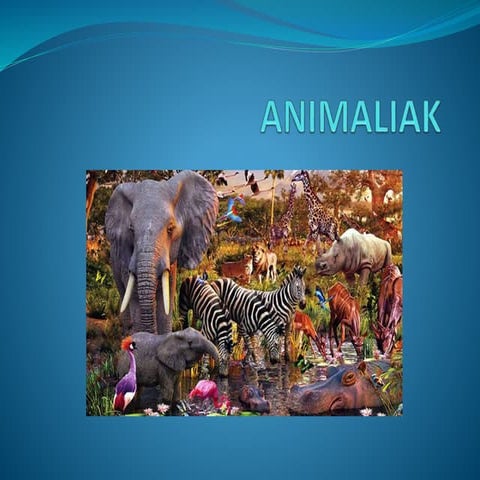 Animaliak | PPTX