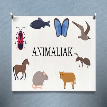Animaliak | PPTX