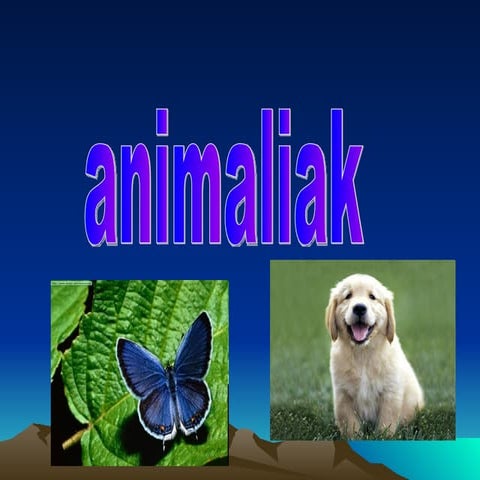 Animaliak najat | PPT
