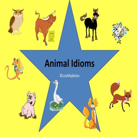Animal idioms | PPTX