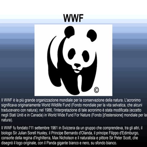 Animali in via d' estinzione | ODP