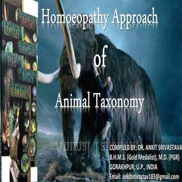 Animal kingdom in Homoeopathy | PPS