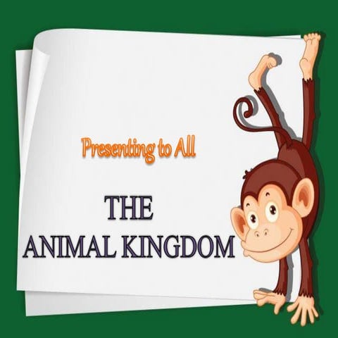 Animal kingdom | PPTX