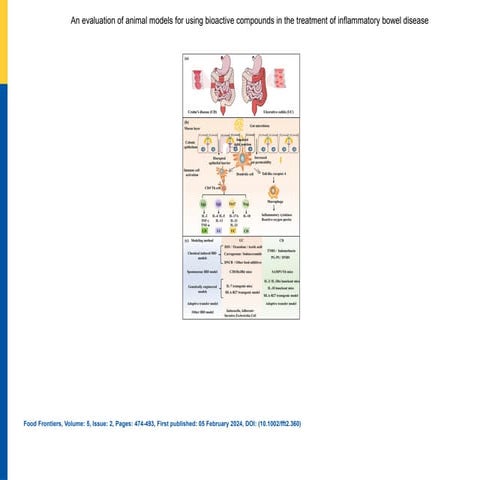 ANIMAL MODELS IN INFLAMMATORY BOWEL DISEASE | PPTX