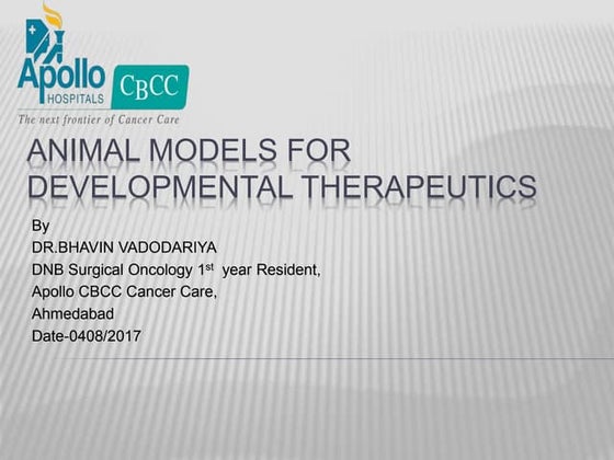 Animal models for disease analysis | PPT