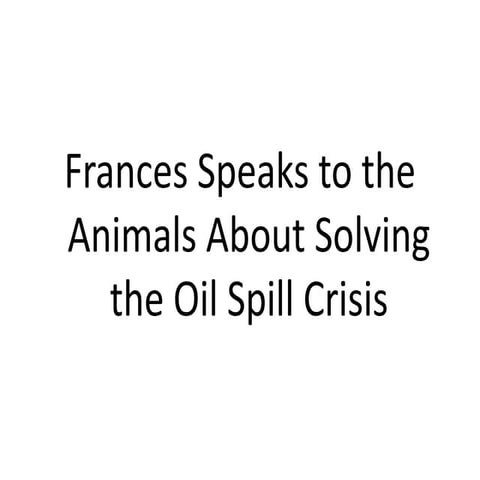 Oil Spill Animal Quotes | PPT