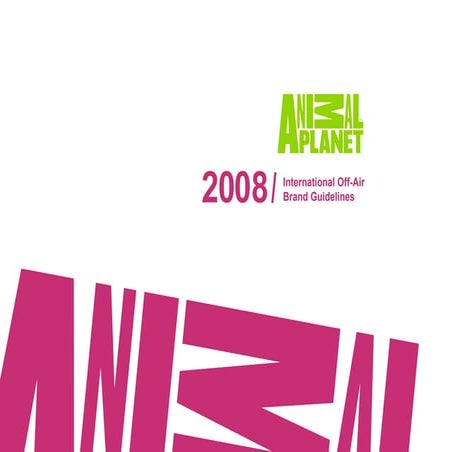 Animal Planet Manual da Marca 2008 | PDF