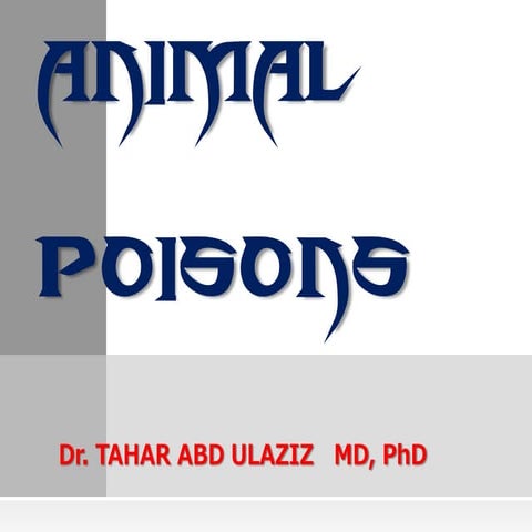 Classification of poisons and types of poisoning.pptx