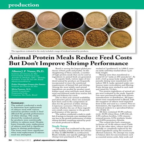 Broodstock And Hatchery Management Of Penaeus Monodon | PPT