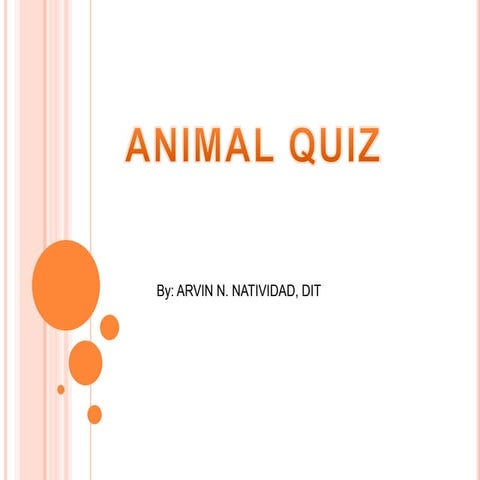Animal quiz | PPTX