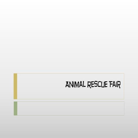 Animal rescue fair1 | PDF