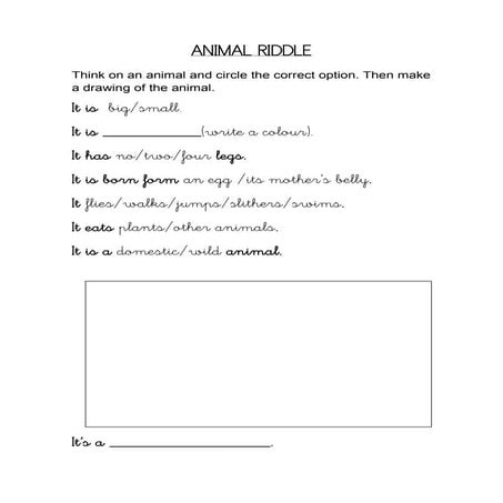 Animal riddle | PDF | Pets