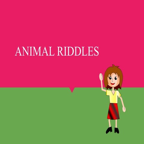 Animal Riddles Class 3 EVS old NCERT Book | PPT