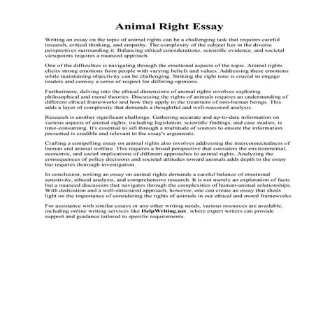 Animal Right Essay.pdf