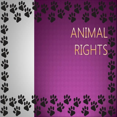 Animal rightsppp example | PPT
