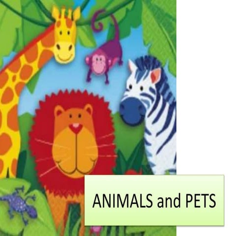 The sounds of animals | PPT