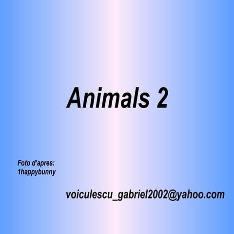 Animals 2 | PPS
