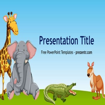 Animals Powerpoint Template