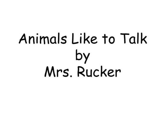 Animals | PPT