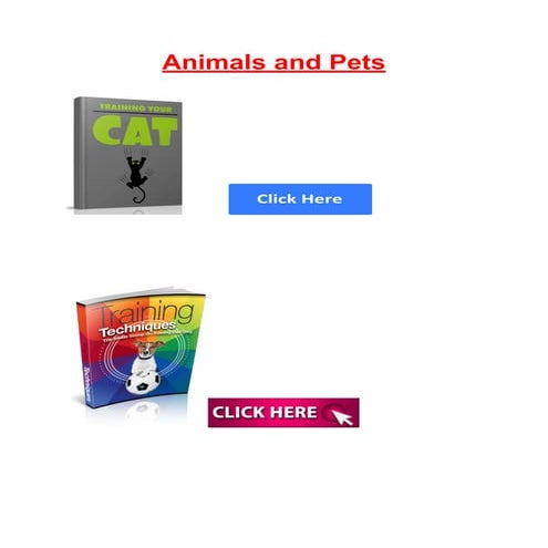 Animals and pets... | PDF