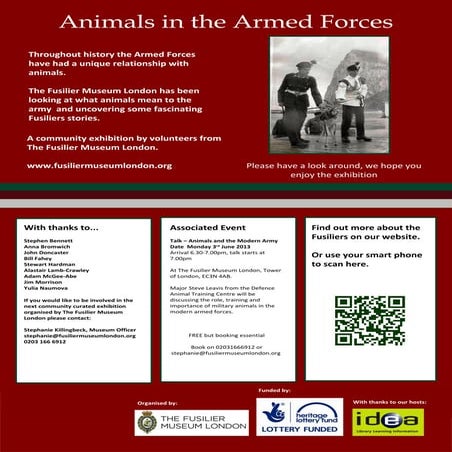 Animals in the Armed Forces | PPT