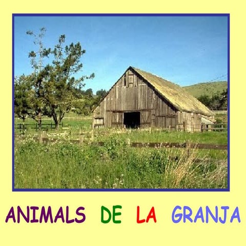 Animals de la granja | PPT | Large Animals | Pets