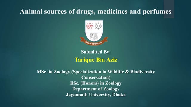 Sources of drugs | PPT