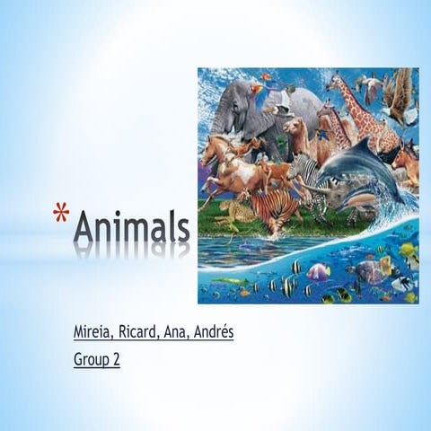Animals' Presentation G3 | PPTX