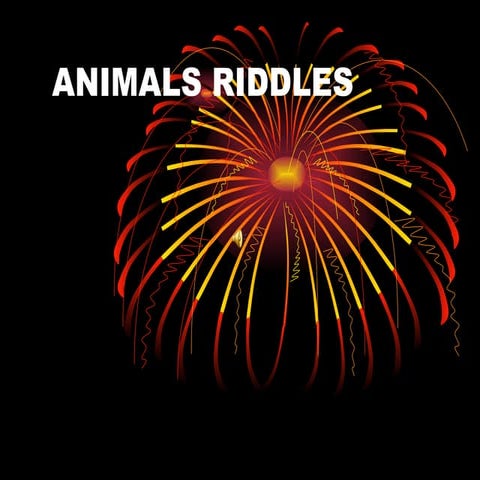 Animals riddles by ariadna and alex | PPT