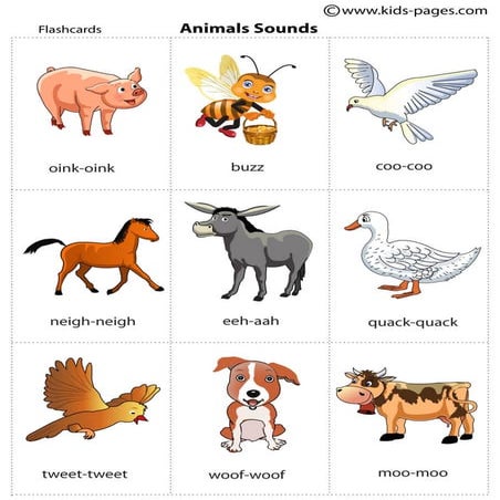 Animals sounds | PDF