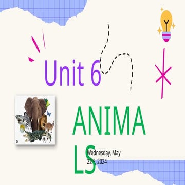 Learning Vocabulary About Animals Elementary English | PPT