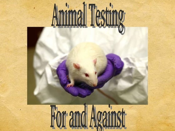 Animal Testing Powerpoint | PPT