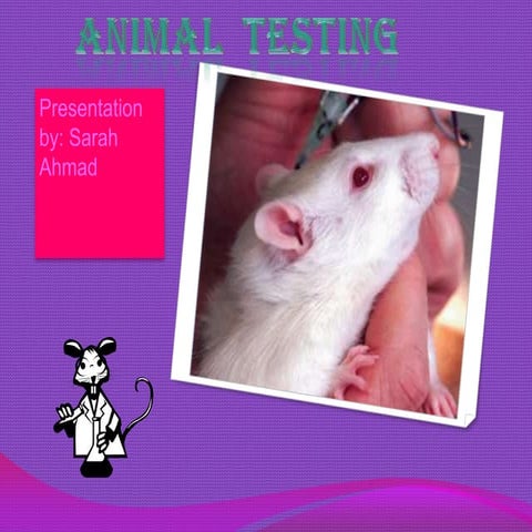 Animal testing | PPTX
