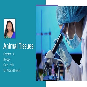 Animal Tissue _1_Class 9 Science Biology | PPTX