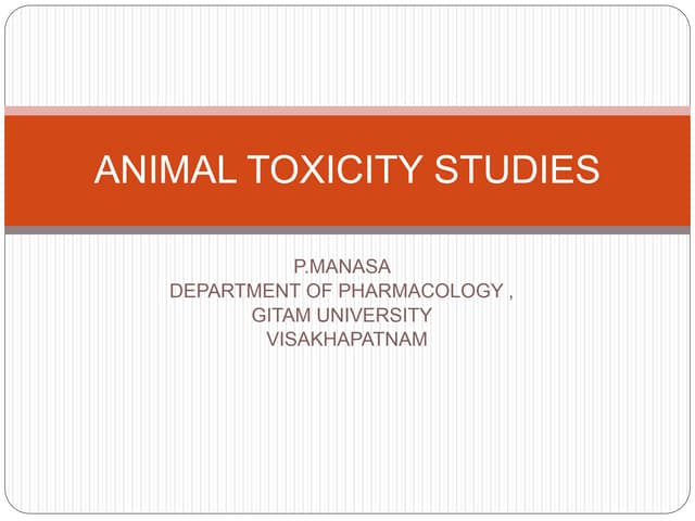 MALE REPRODUCTIVE TOXICITY STUDIES(Toxicokinetics).pptx