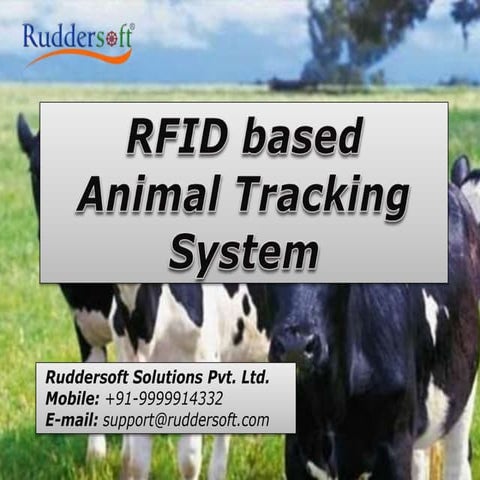 UHF RFID BASED ANIMAL TRACKING SYSTEM | PPT