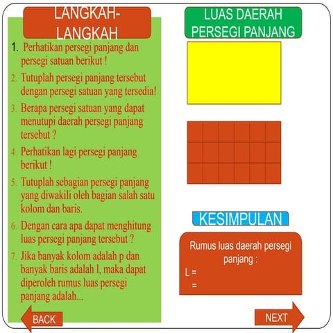 Rumus luas persegi panjang | PPTX