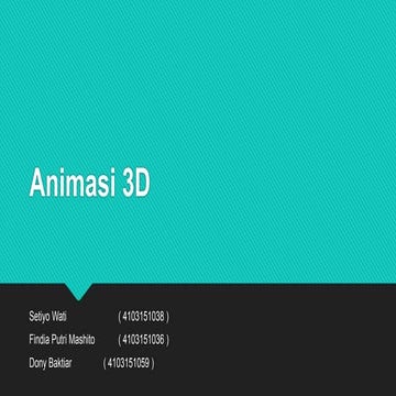 Animasi 3 d3 | PPTX