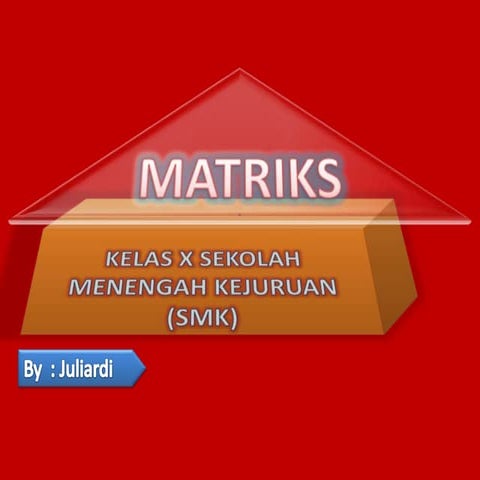 Animasi matriks 2 | PPTX