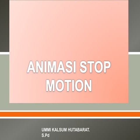 Stopmotion presentation | PPTX