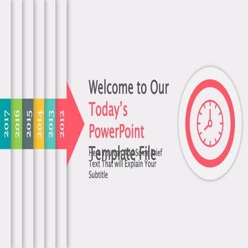Animated PowerPoint Timeline Template without Morph Transition by ...