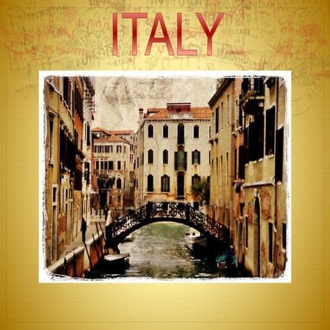 Presentation on Italy | PPTX