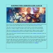 ANIMATED SERIES GEN LOCK | PDF