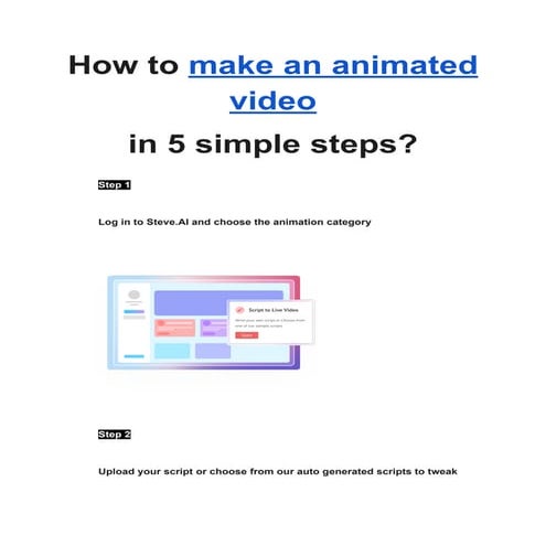 Animated Video Maker | PDF