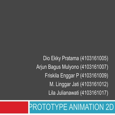 Prototype Animation 2D | PPTX